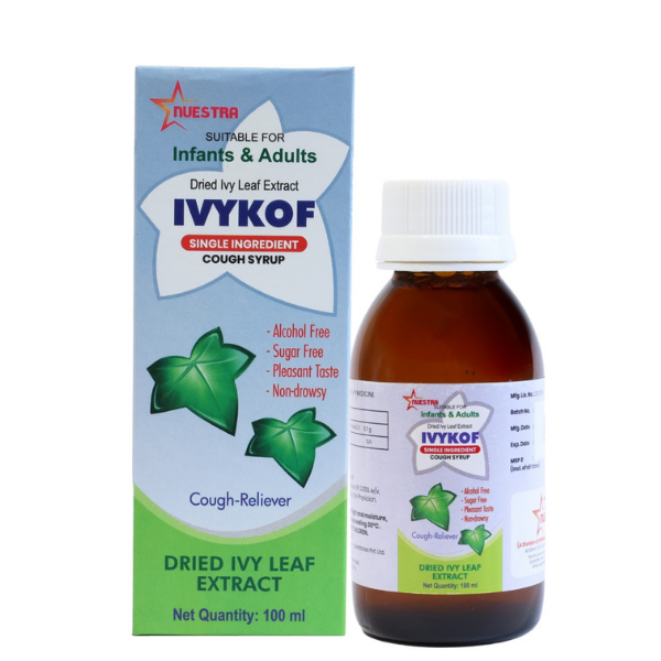 Ivykof Cough Reliever Syrup: Natural Relief for Kids' Cough – Nuestra Shop