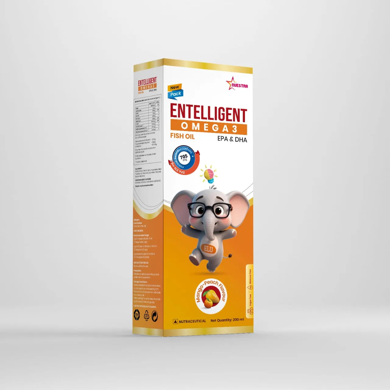 Entelligent Omega-3 Supplement for Kids' Brain Development – Nuestra Shop
